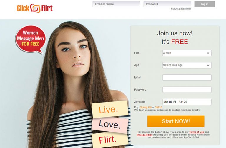 Clickandflirt.com Review: Quick Flirting With Staff Profiles, Nothing More